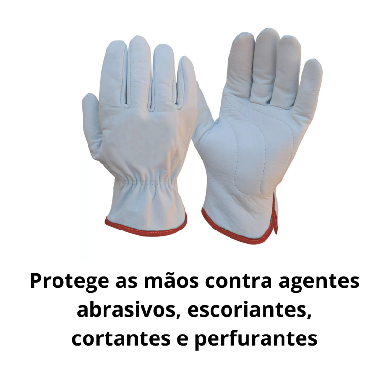 LUVA VAQUETA PETROLEIRA 07CM QUALITY