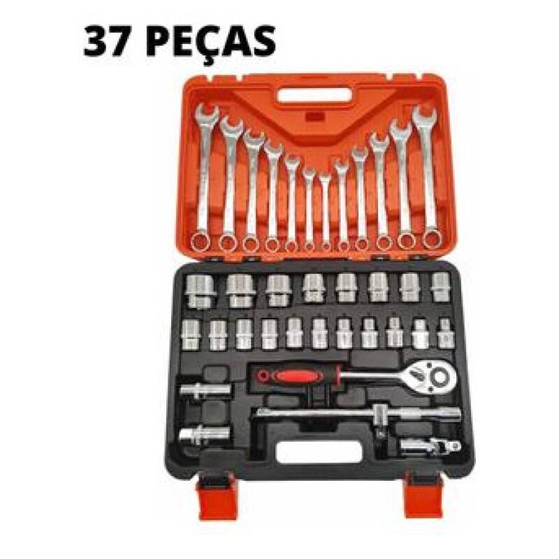 Maleta De Ferramentas 37 Peças Atopy