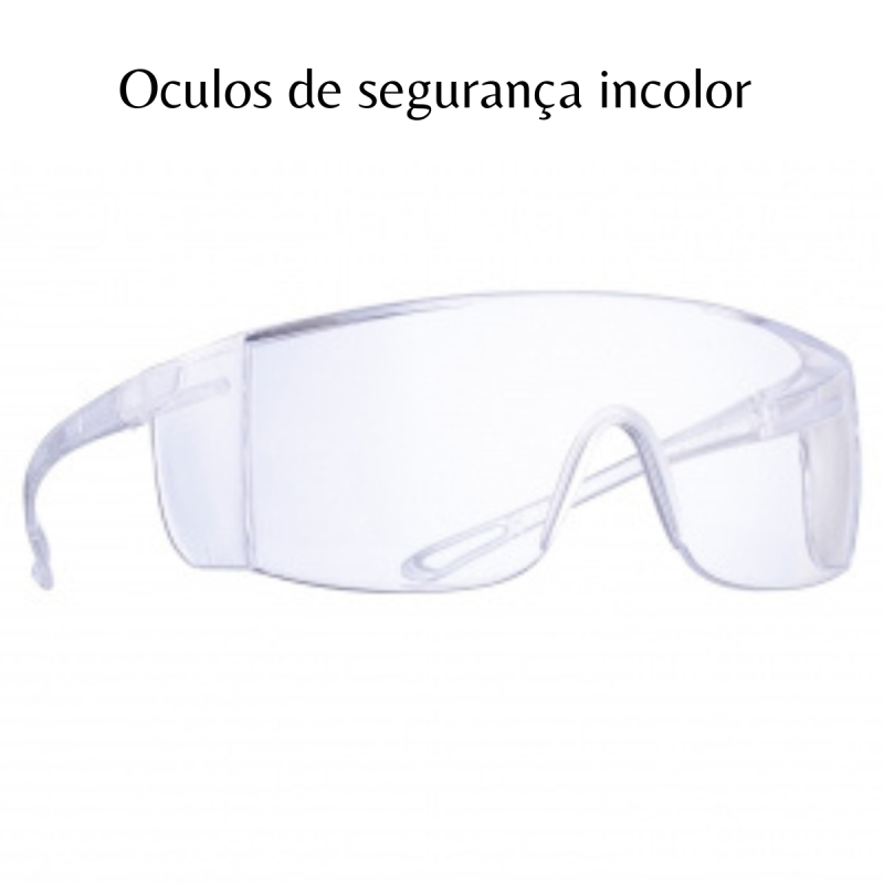Oculos De Segurança Incolor Plastcor