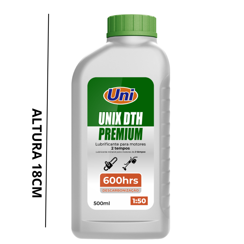 OLEO MOTOR 2 TEMPOS 500ML UNIX DTH PREMIUM